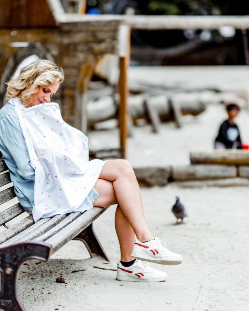 Nursing Cocoon Origami Coral • Baby on the Move • Shop now