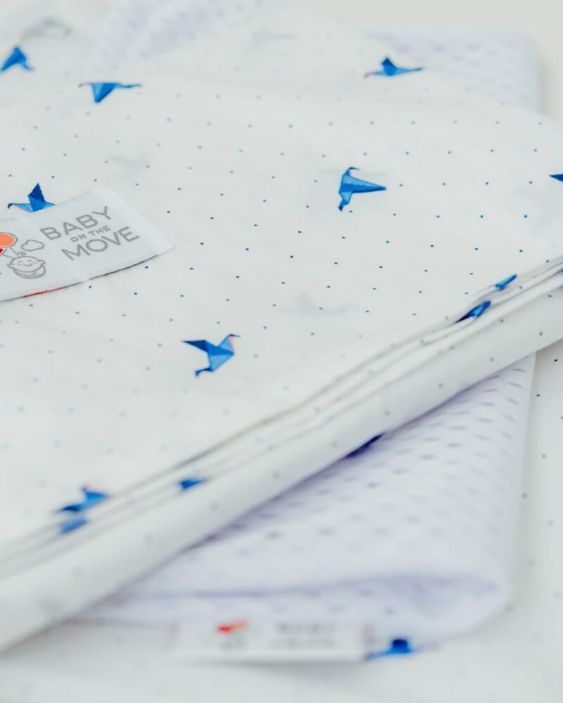 Nursing Cocoon Origami Blue • Baby on the Move • Shop now